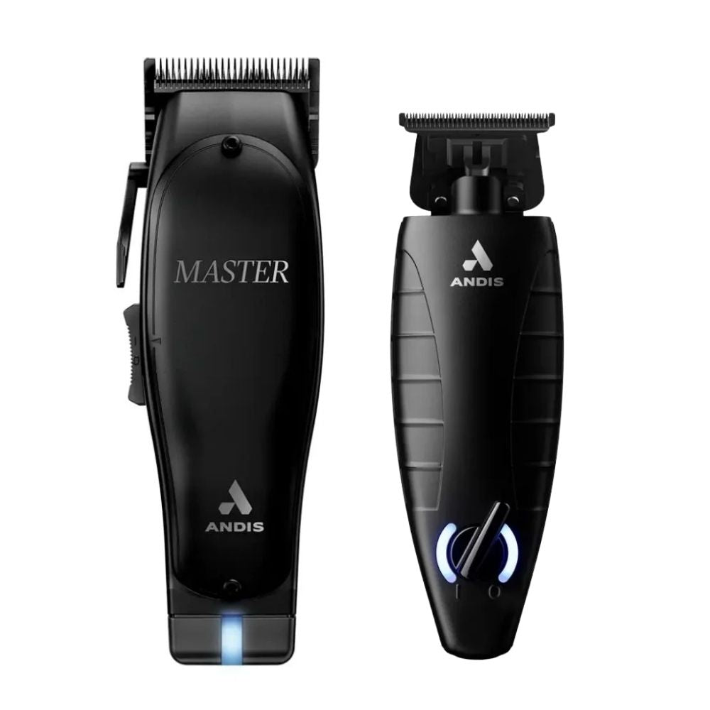 Andis Master Black Clipper & GTX-EXO M-Force Trimmer Combo